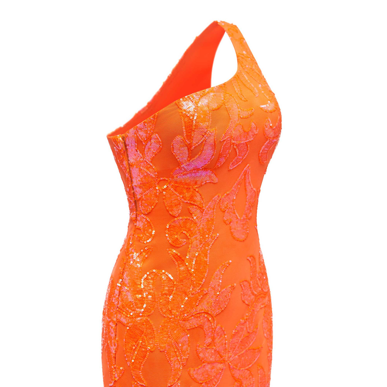 One Shoulder Sleeveless Sequins Mini Homecoming Dresses – mollyevers.com